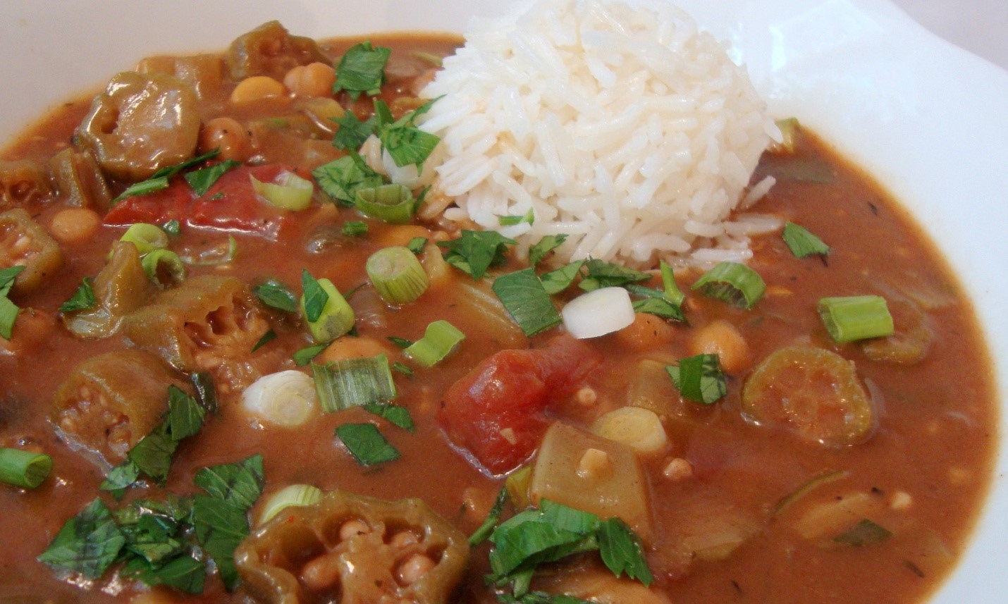 Vegan Chickpea Creole Gumbo Recipe | Veganuary