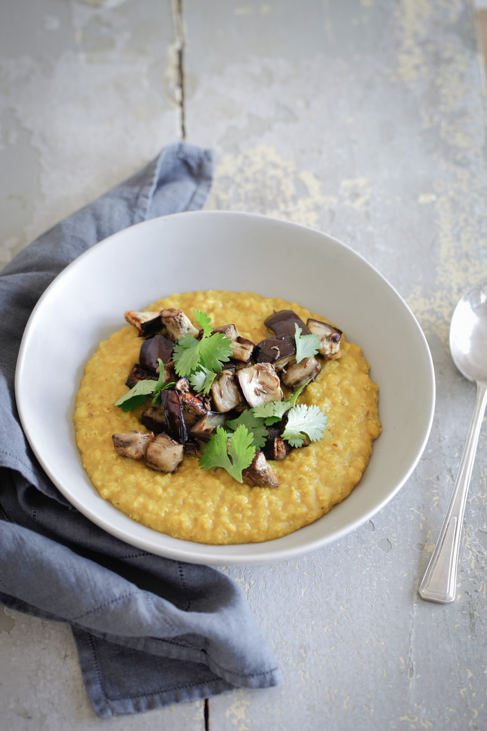 Dhal with Caraway Aubergine | Vegan Dhal Recipes | Veganuary