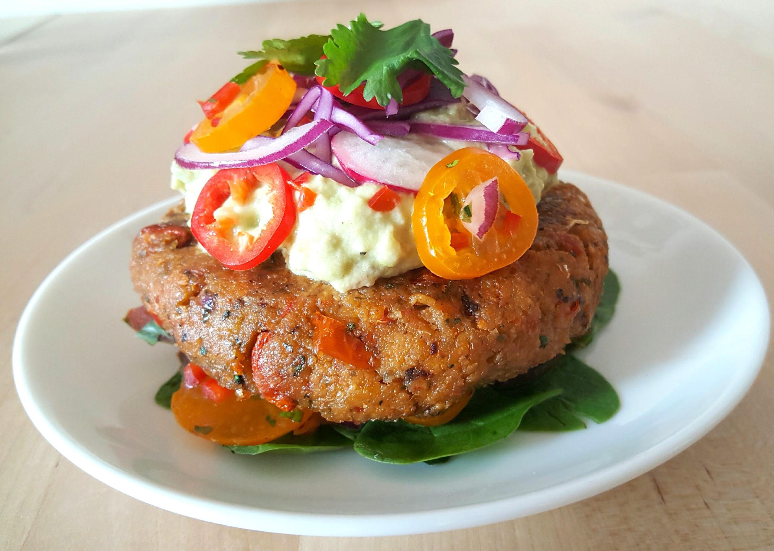 Chickpea Chilli Burgers Recipe | Veganuary