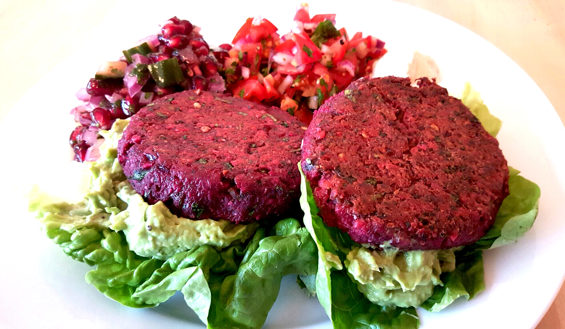 Plant Based Burgers With Beetroot and Chickpeas | Veganuary