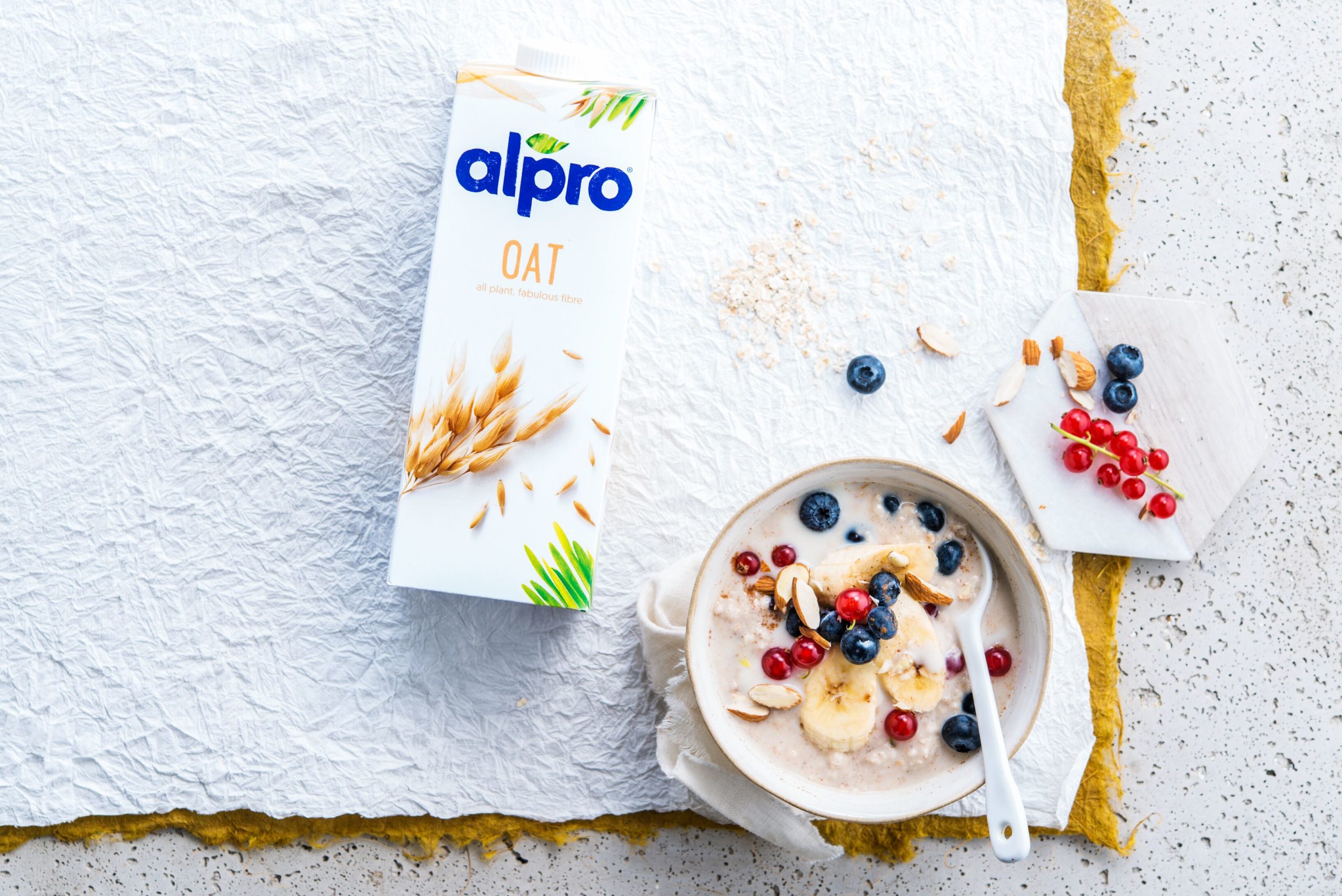 Alpro Vegan Overnight Oats | Vegan Recipes | Veganuary