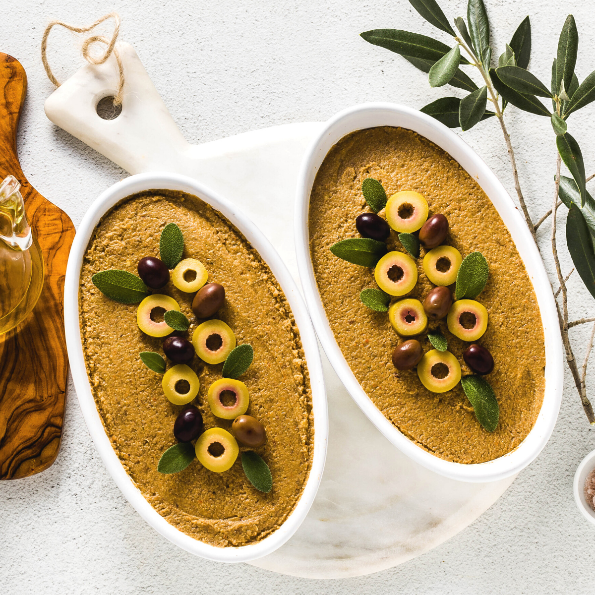 Paté de aceitunas - Veganuary