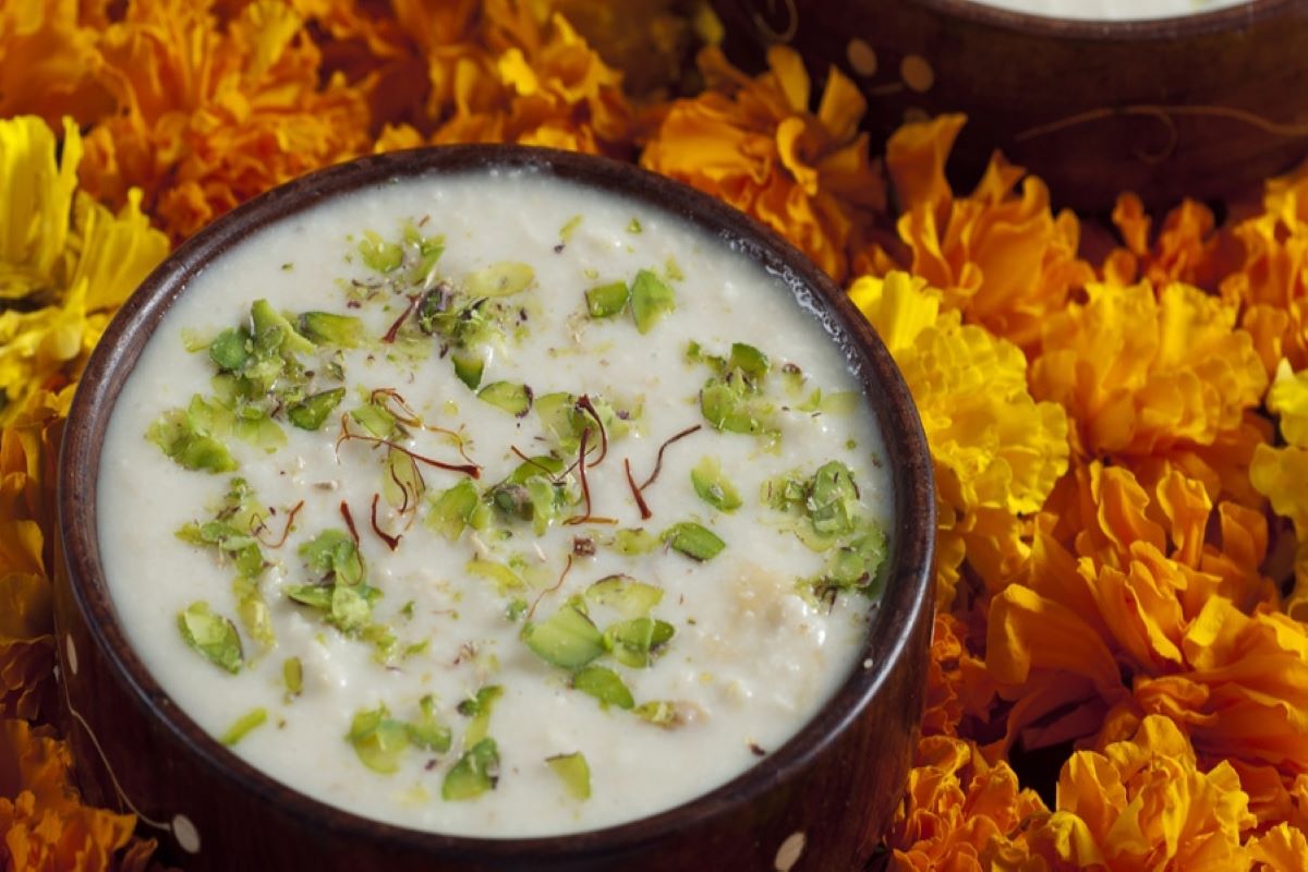 Dairy Free Custard Apple (Sitaphal) Basundi - Veganuary
