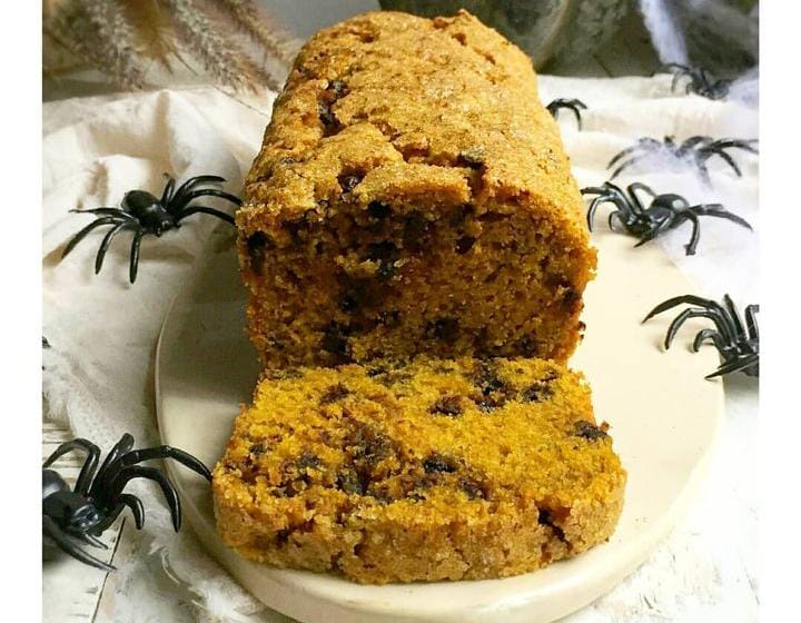 Budín húmedo de calabaza y chocolate - Veganuary