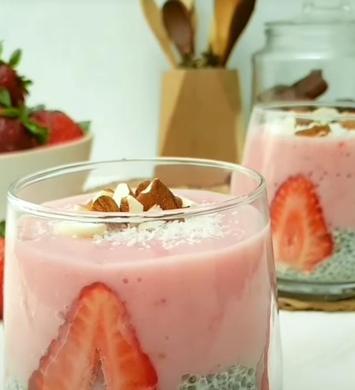 Smoothie de frutilla - Veganuary