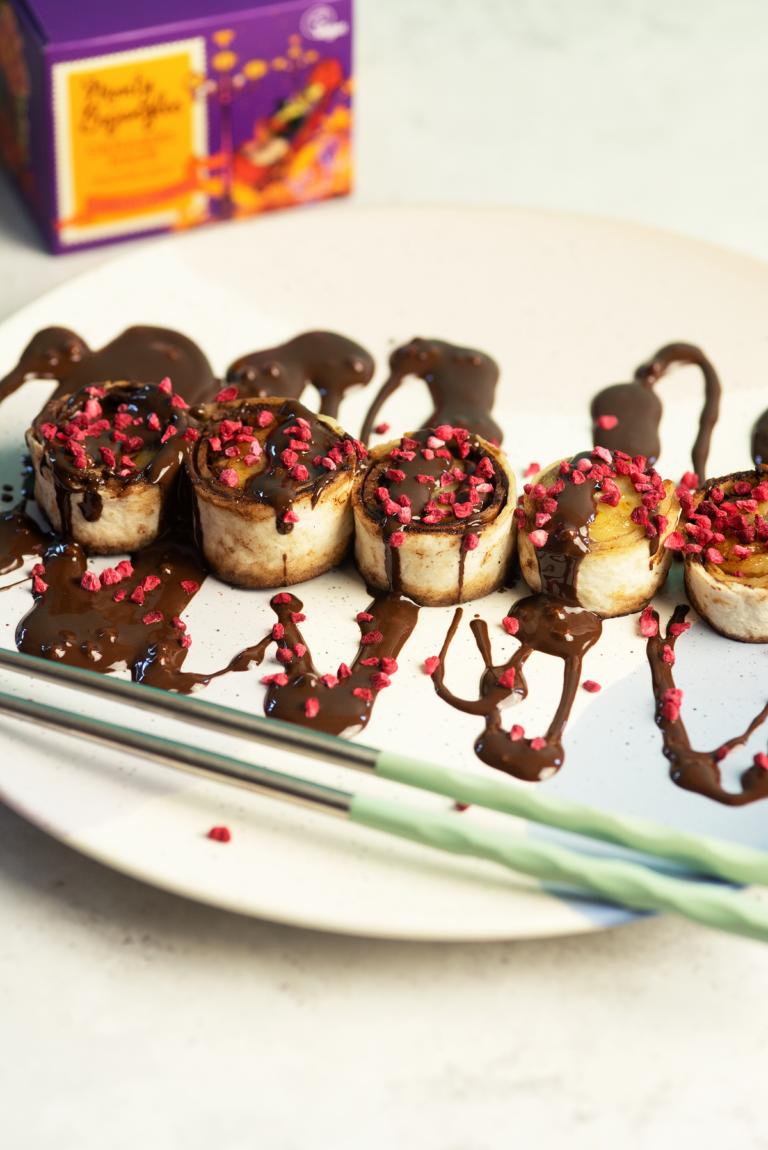 Tortilla Banana Truffle Roll Ups | Veganuary Recipes